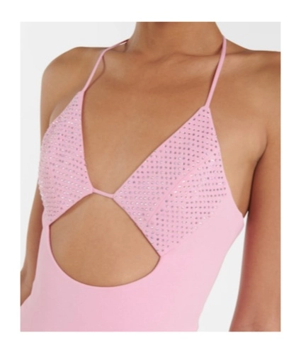 David Koma Crystal-embellished Cutout Midi Dress