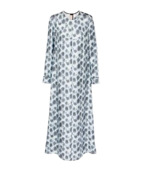 Marni Printed Silk Maxi Dress