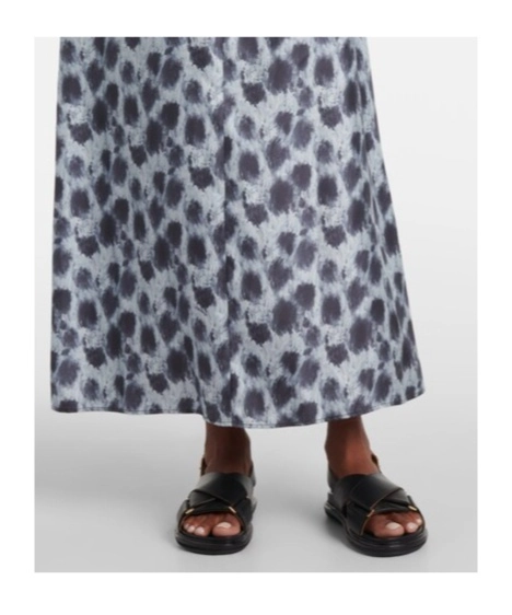 Marni Printed Silk Maxi Dress