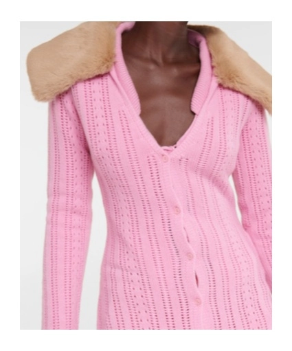 Blumarine Openwork Knit Cardigan