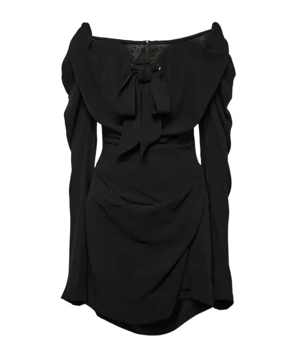 VIVIENNE WESTWOOD Bow-detail Draped Minidress
