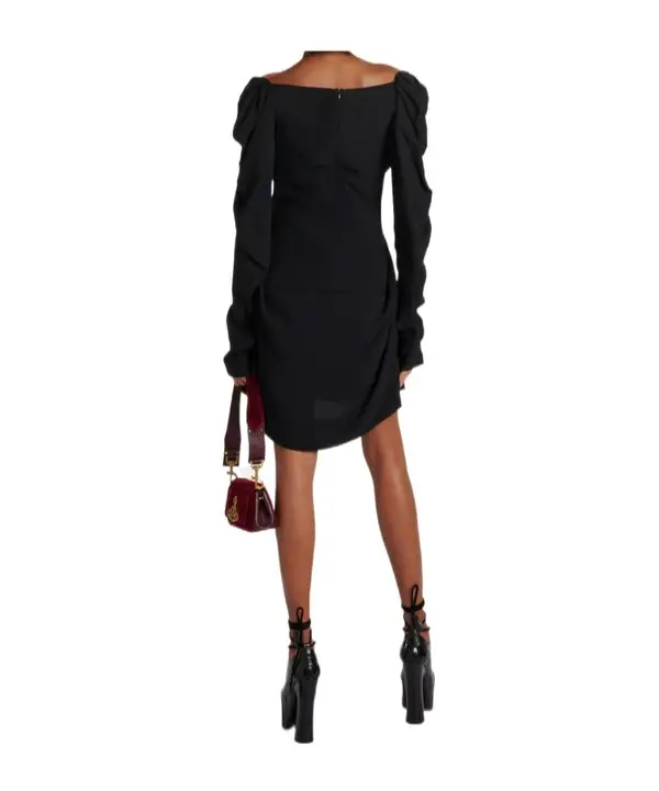 VIVIENNE WESTWOOD Bow-detail Draped Minidress