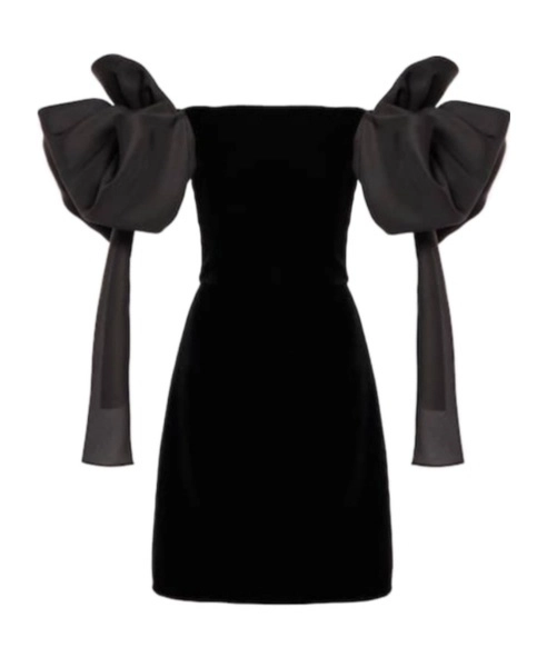 Carolina Herrera Off-shoulder Minidress - Black