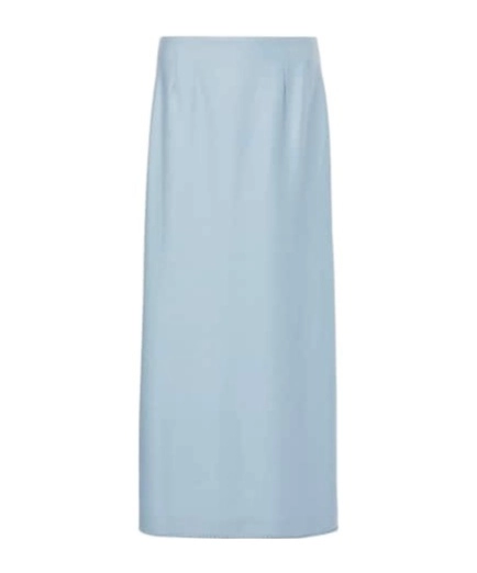 Gabriela Hearst Defina Silk And Wool Midi Skirt
