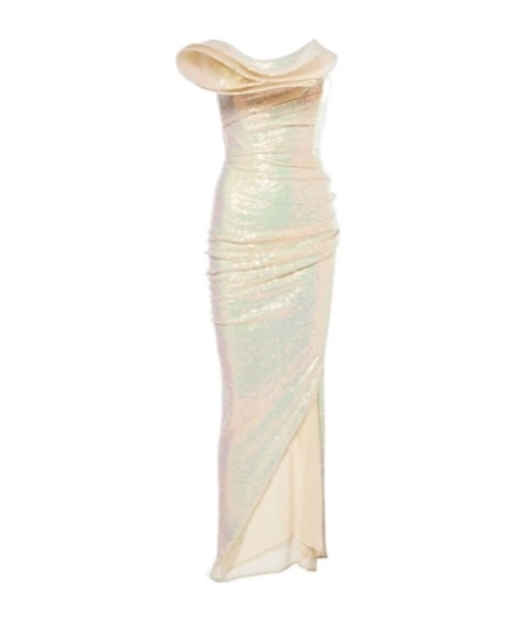 Maticevski Exhilarate Ruffled Sequined Gown