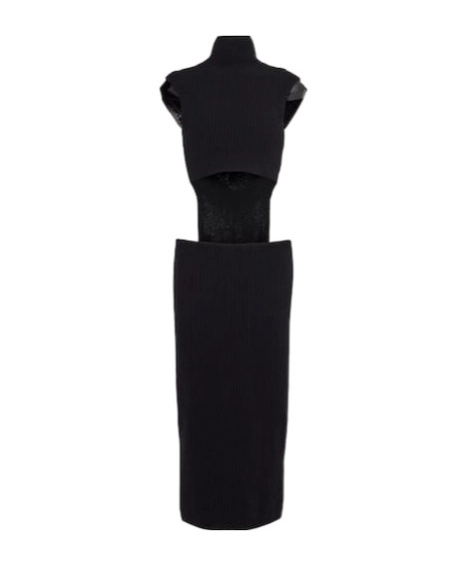 Sportmax Arabba Wool And Cashmere Midi Dress