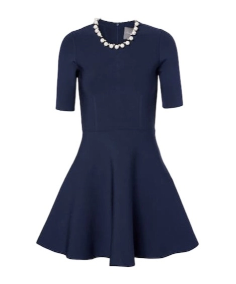 Monique Lhuillier Embellished Minidress - Black