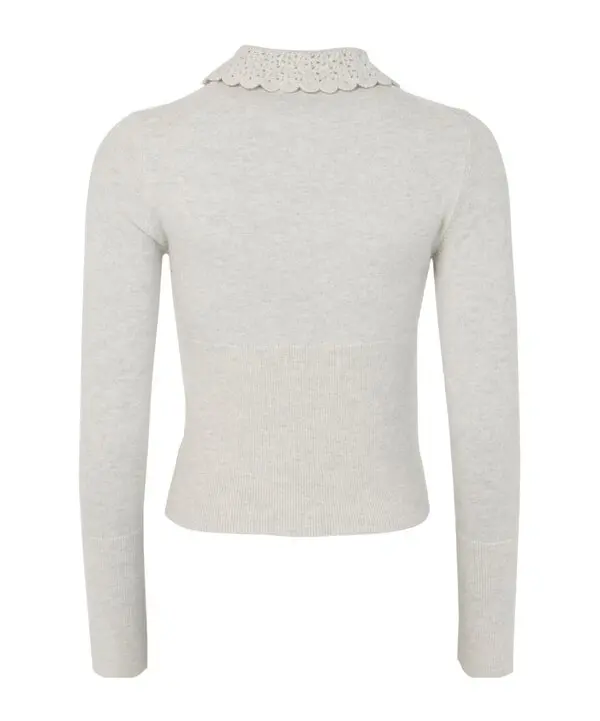 Chloé Cardigan With Logo On Chest