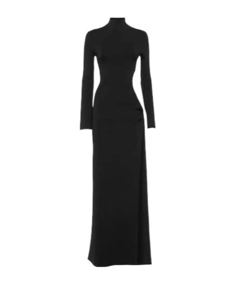 Galvan Twisted Cindy Cutout Gown - Black