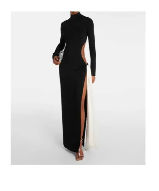 Galvan Twisted Cindy Cutout Gown