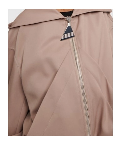 Attico Bomber Wool Gabardine Jacket