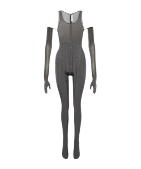 Alex Perry Crystal-embellished Jersey Catsuit - Black