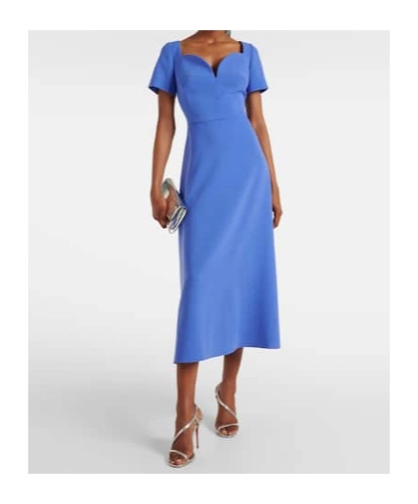 Carolina Herrera Off-the-shoulder Midi Dress