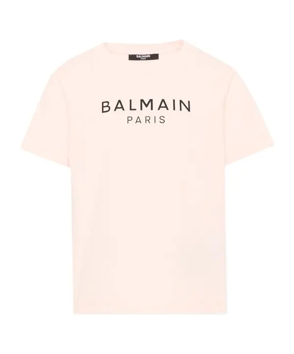 Balmain Crew Neck Short-sleeved T-shirt - White