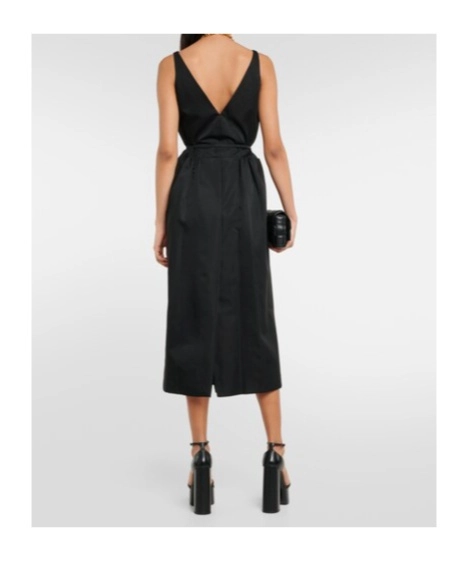 Altuzarra Anouk V-neck Cotton-blend Midi Dress