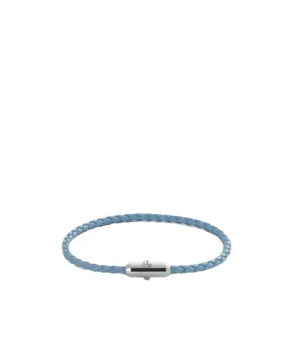 Bottega Veneta Leather Bracelet - Blue