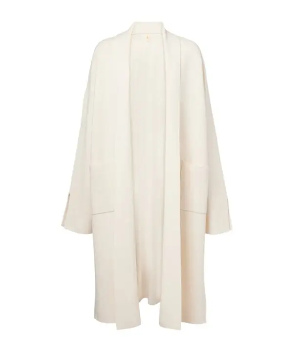 Jardin Des Orangers Wool And Cashmere Cardigan - White