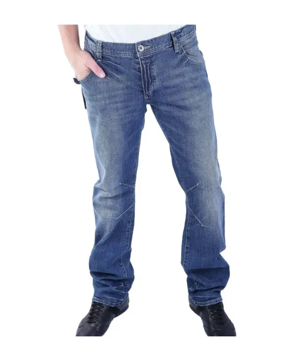 Emporio Armani Logo Jeans - Blue