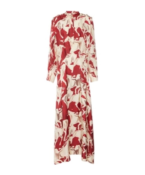 Altuzarra Felicia Printed Silk Maxi Dress - Nude