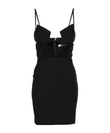 NENSI DOJAKA Crepe Mini Dress - Black