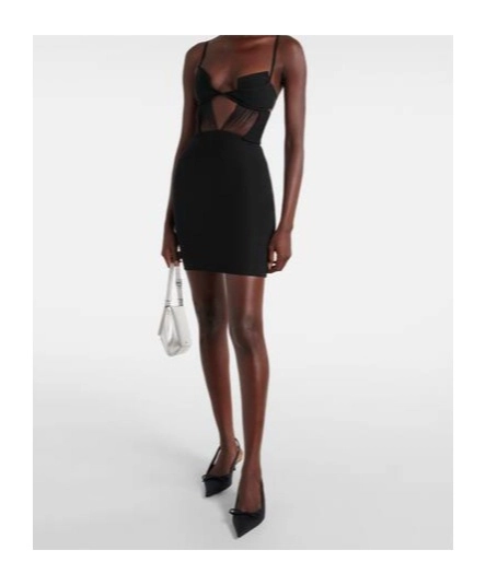 NENSI DOJAKA Crepe Mini Dress