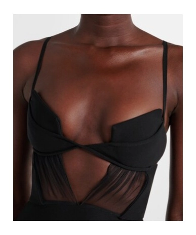 NENSI DOJAKA Crepe Mini Dress