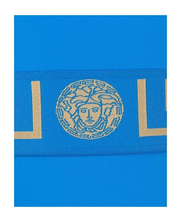 Versace Greca Waistband Sleeveless Swimsuit