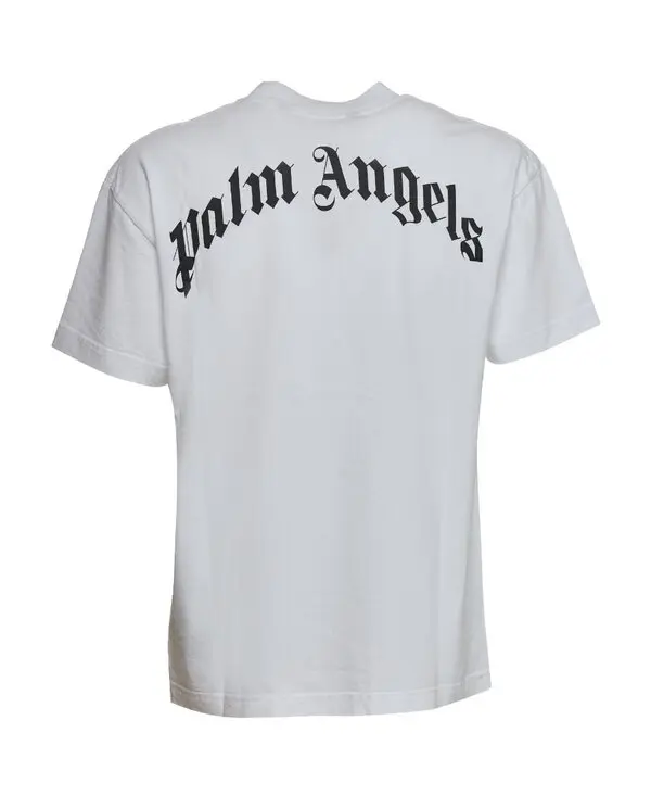 Palm Angels Crocodile-print Cotton T-shirt