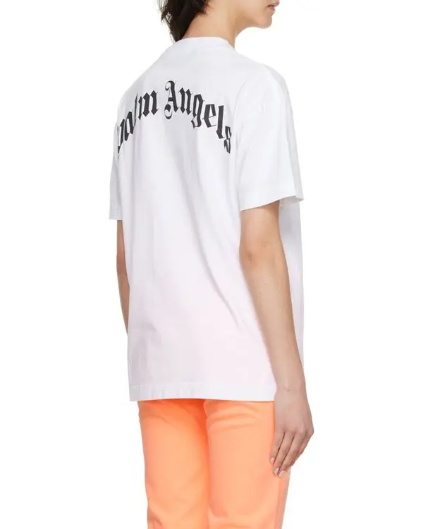 Palm Angels Crocodile-print Cotton T-shirt