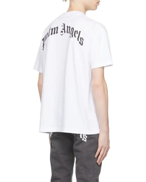 Palm Angels Crocodile-print Cotton T-shirt