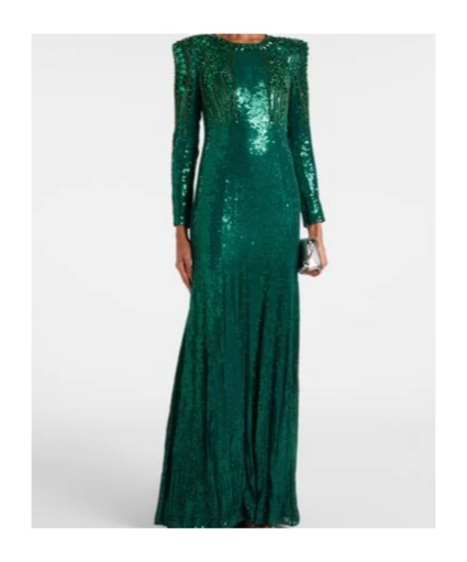 Jenny Packham Paloma Embellished Sequined Gown