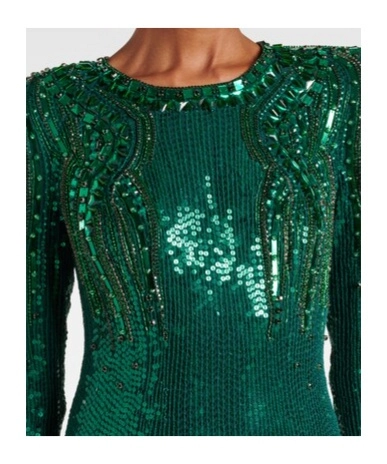 Jenny Packham Paloma Embellished Sequined Gown