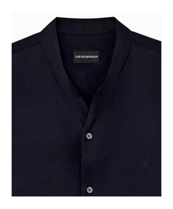 Emporio Armani Shirt In Cotton Jersey With Regular Fit