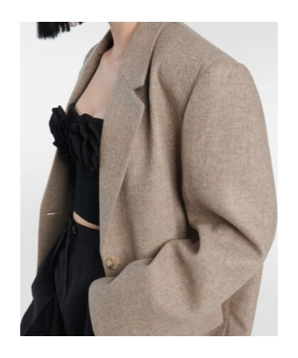 Magda Butrym Wool Cashmere And Silk Coat