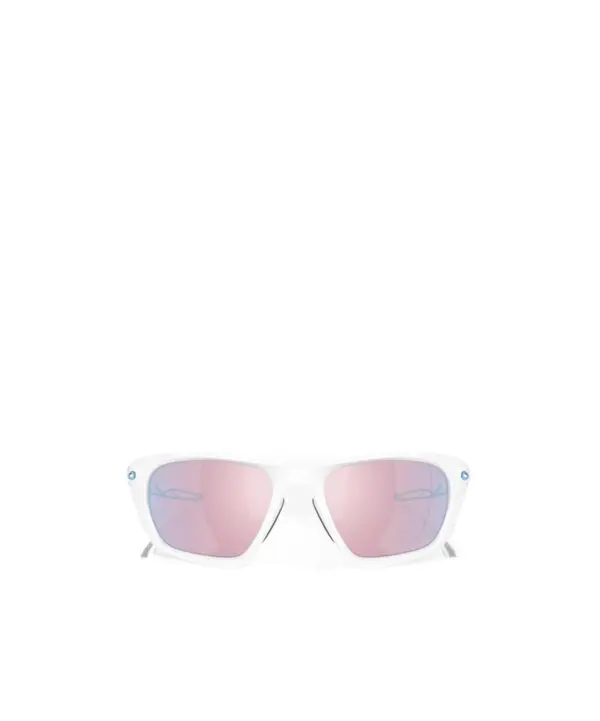 Oakley Geometric Frame Sunglasses - Matte White