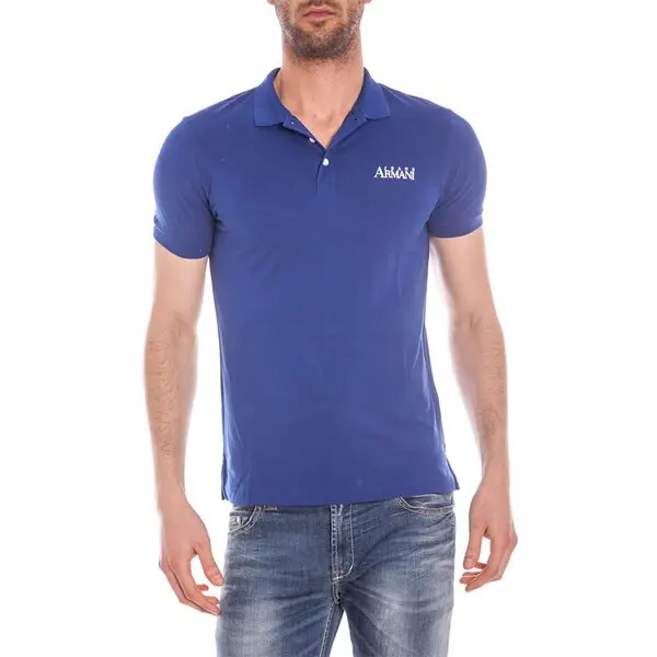Emporio Armani Short-sleeved Polo Shirt - Blue