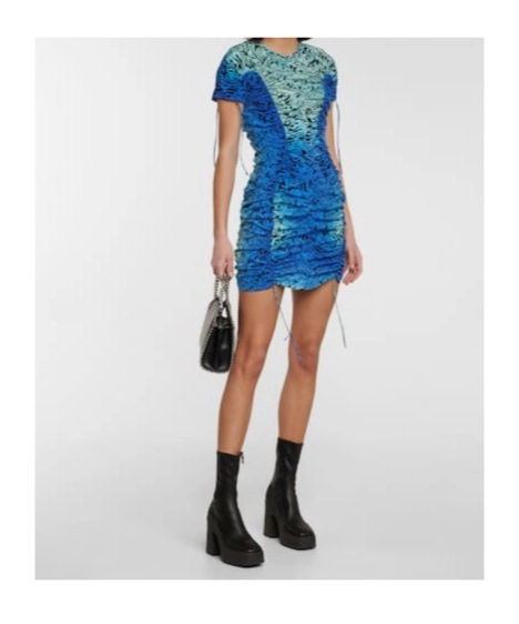 Stella McCartney Printed Silk Minidress
