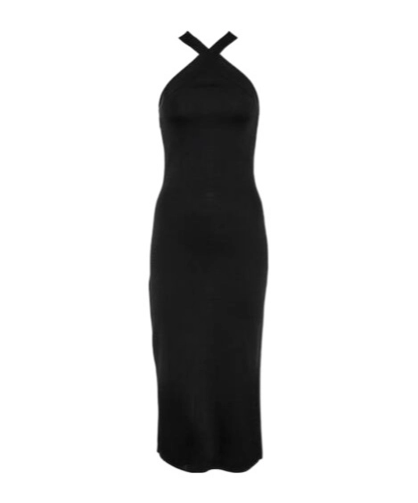 NILI LOTAN Midi Dress - Black