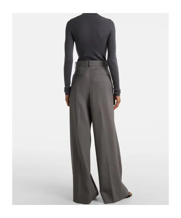 Wardrobe.NYC High-waisted Wide-leg Tailored Trousers