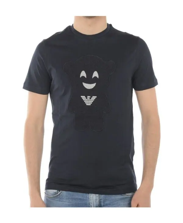 Emporio Armani Navy Blue Comic Bear T-shirt