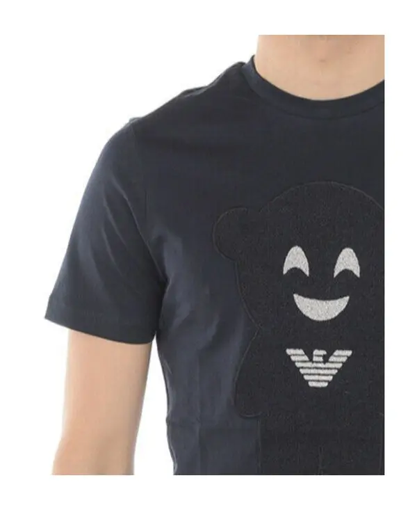 Emporio Armani Navy Blue Comic Bear T-shirt
