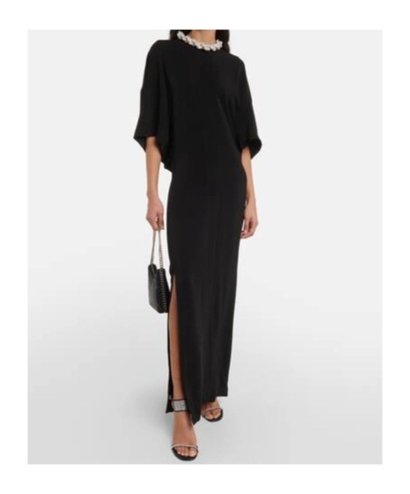 Stella McCartney Crystal-braided Maxi Dress