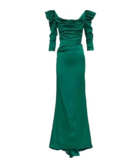 VIVIENNE WESTWOOD Astral Draped Satin Gown