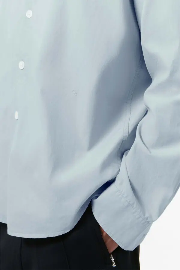 Our Legacy Long-sleeved Curved Hem Shirt