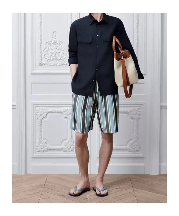 Dior Dioriviera Oblique Sun Stripes Shorts