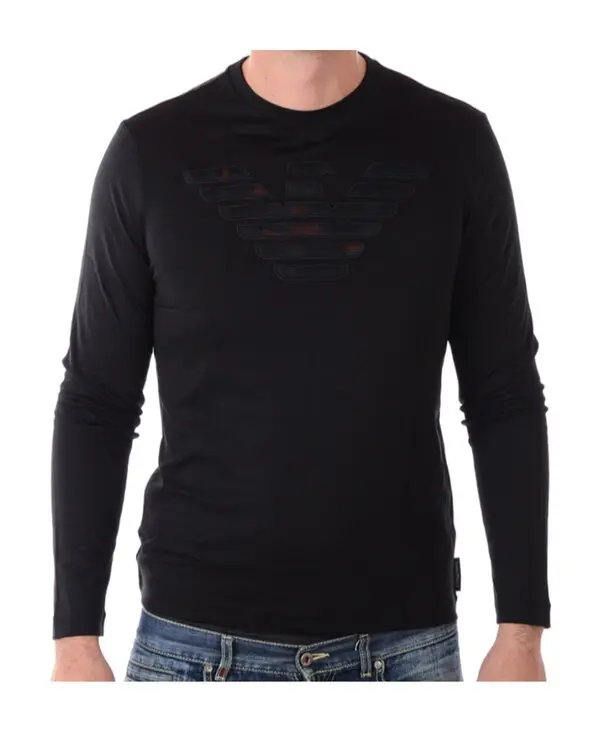 Emporio Armani Printed T-shirt - Black