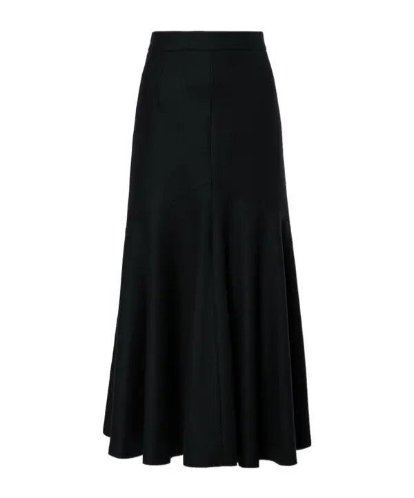 PATOU Pleated Detail Midi Skirt