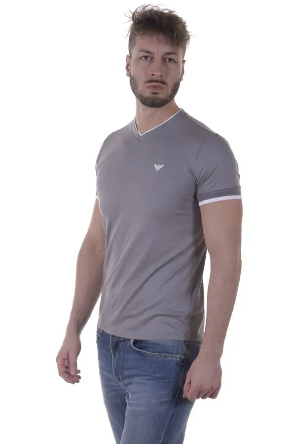 Emporio Armani Logo T-shirt - Gray