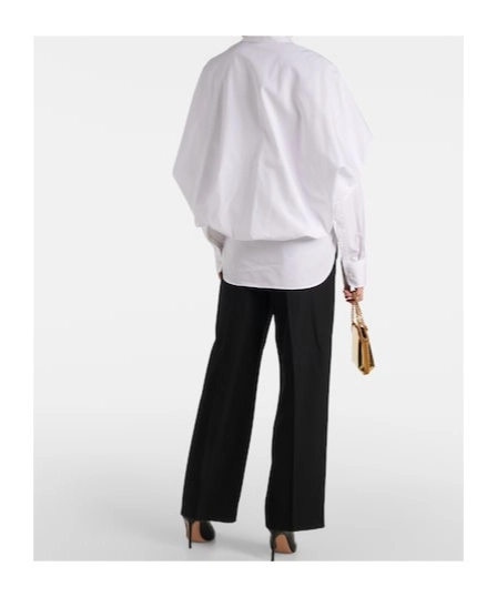 Stella McCartney Caped Cotton Blouse