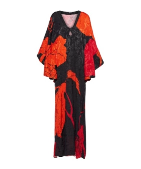Johanna Ortiz Floral Jacquard Maxi Dress - Black